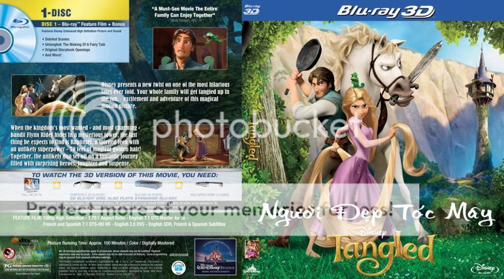 Tangled 3D 2010 Bluray | 3D Bluray ISO VN